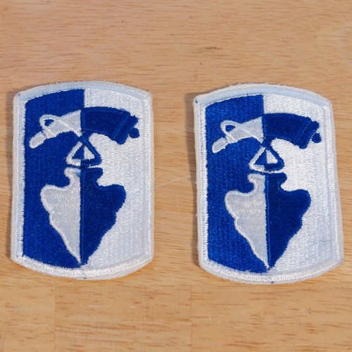 Lot of 2 Vintage 187th Infantry Brigade Military Patches Arrowhead ...