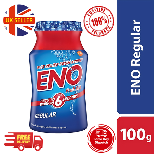 ENO FRUIT SALTS 100g - FAST EFFECTIVE RELIEF FROM STOMACH UPSET -Expiry ...