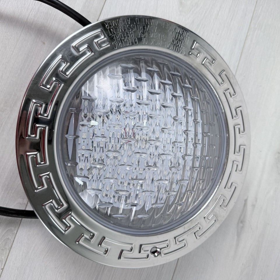 10 inch LED RGBW Pool Light Bulb with Remote Control Untested (NO Ext ...