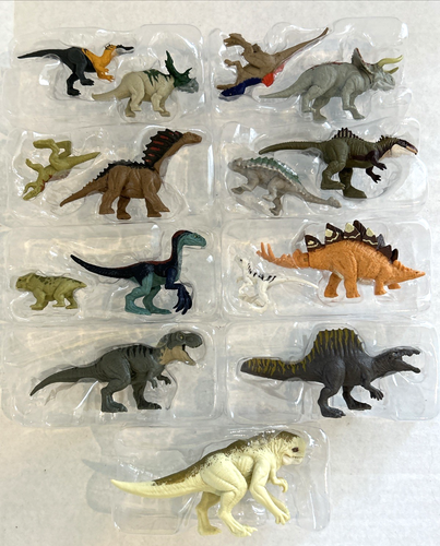 JURASSIC WORLD MINIS SERIES 1 LOT 15 diff DINOSAURS DISTORTUS REX T REX ...