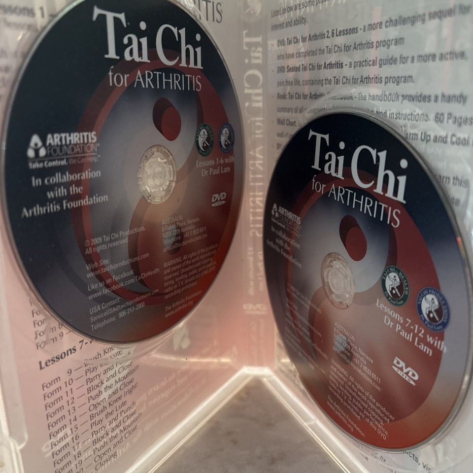 Tai Chi For Arthritis DVD Dr Paul Lam 12 Lessons on 2 Discs 2008 | eBay