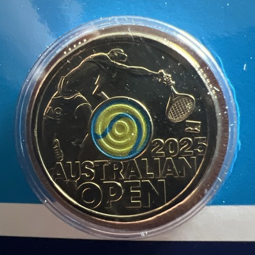 $2 ‘Rare Yellow’ 2025 Men's Australian Open Tennis Two Dollar colored ...