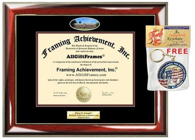 Reed College diploma frame school degree certificate graduation gift ...