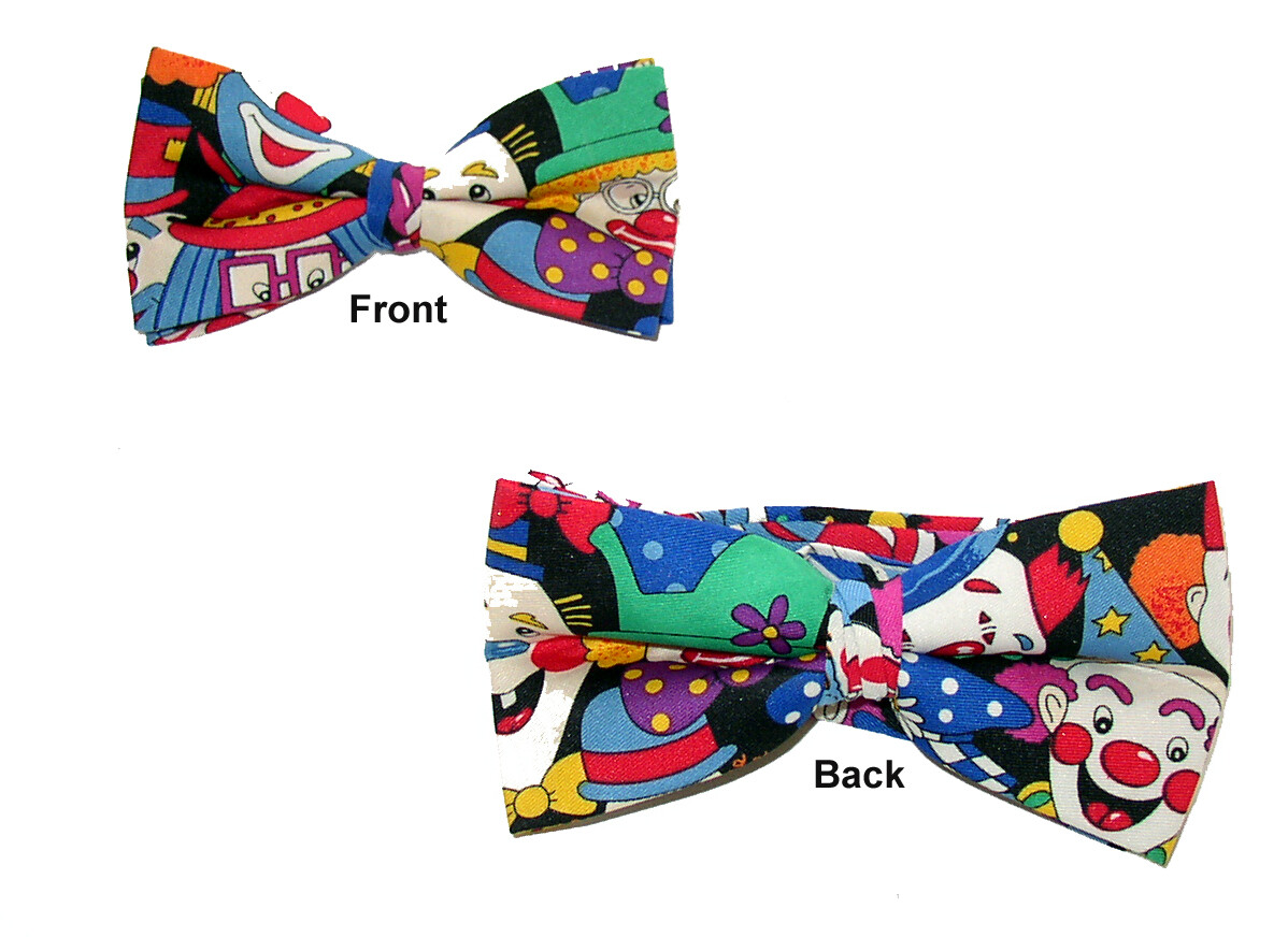 Clown Face BowTie Formal Shrine Shriner Costume Uniform Circus Suit Bow ...