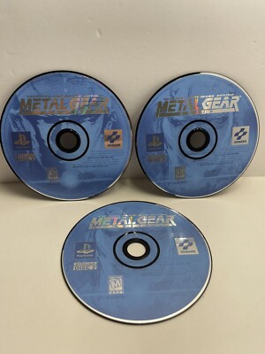 Metal Gear Solid (Sony PlayStation 1, 1999) PS1 Discs Only (UNTESTED ...
