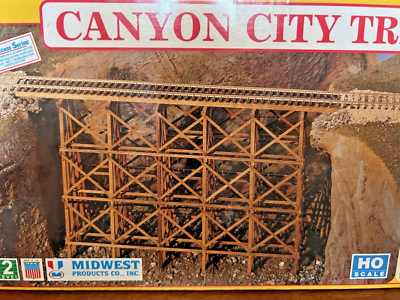 Ho Scale Curved Trestle Bridges