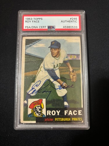 1953 Topps - High # #246 Roy Face (RC) autographed | eBay