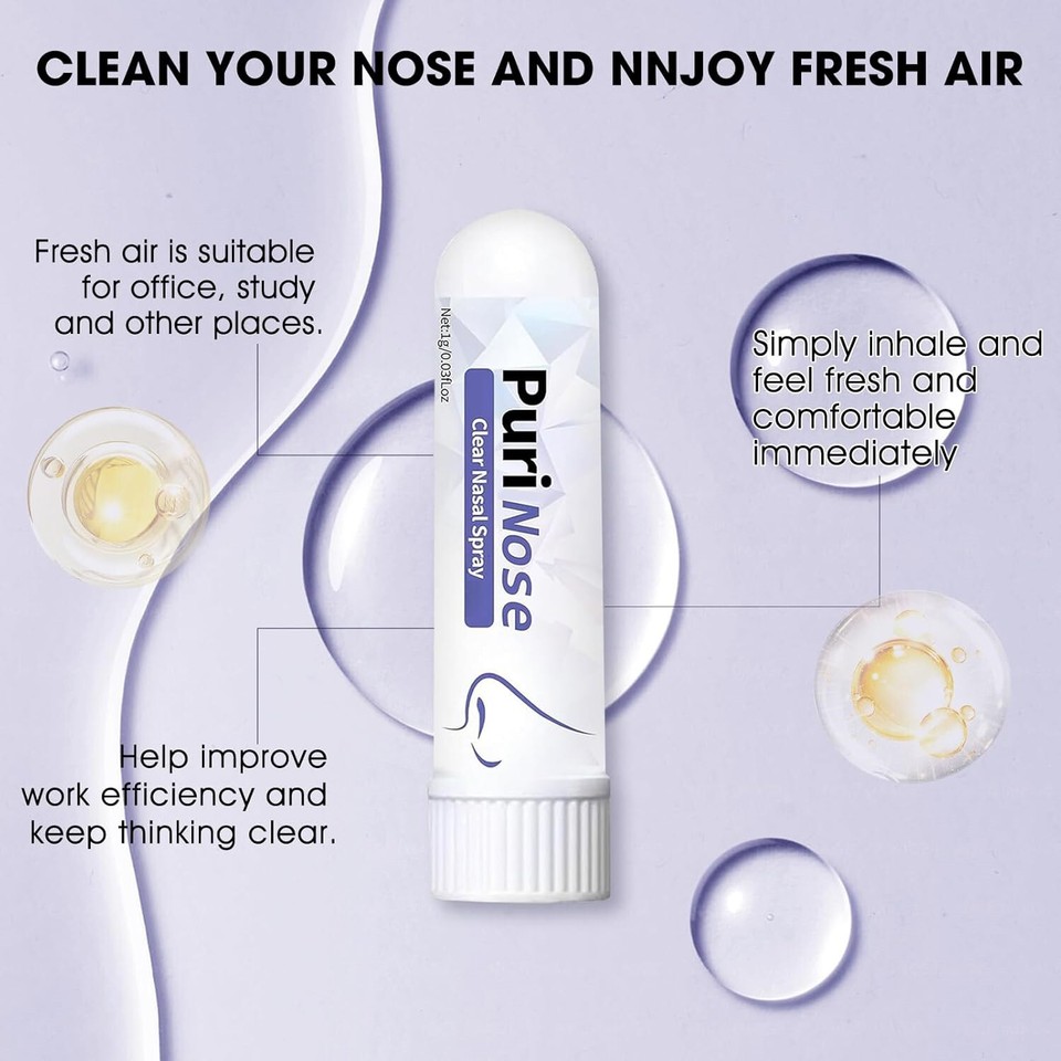 Purinose Inhaler, Parasite Clear Nasal Spray, Memory Boost, Soothing ...