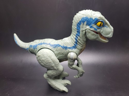 Jurassic World Primal Pal Blue Velociraptor Dino Rivals | eBay