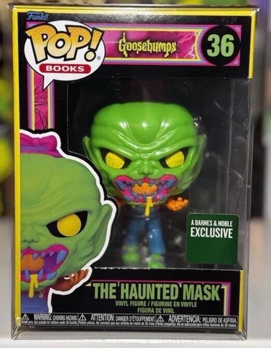GOOSEBUMPS Funko Pop THE HAUNTED MASK Blacklight B&N Ex R.L Stine MINT ...