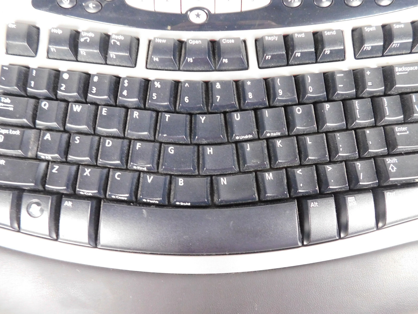 Microsoft Wireless Comfort Keyboard Model 1045 Ergonomic Keyboard only ...