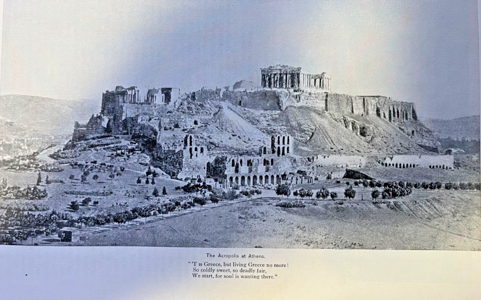 1896 Following in the Footsteps of Lord Byron Athens Greece Venice Rome ...