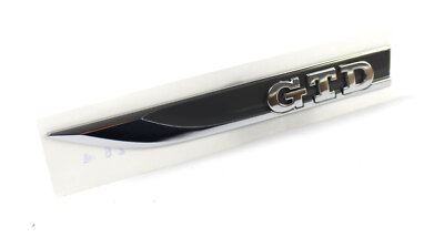 VW Golf VII 7 Fender Lettering GTD Left Emblem Sticker | eBay