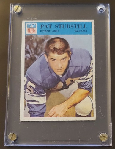 Pat Studstill 1966 Philadelphia Football Card #75 In Acrylic Detroit ...