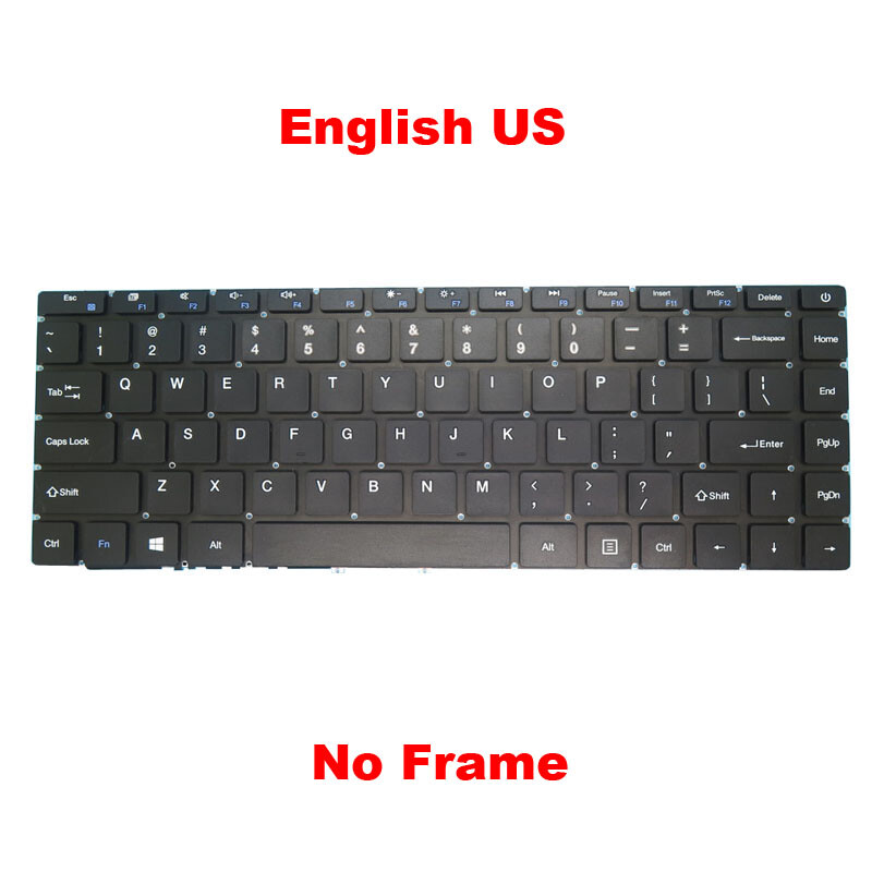 Laptop Keyboard For Teclast F7 Plus 2 TB05 English US Black New | eBay