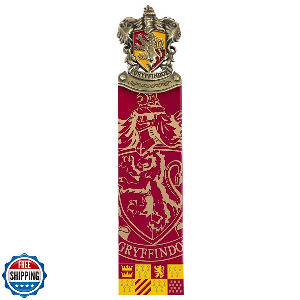 The Noble Collection Gryffindor Crest Bookmark | eBay