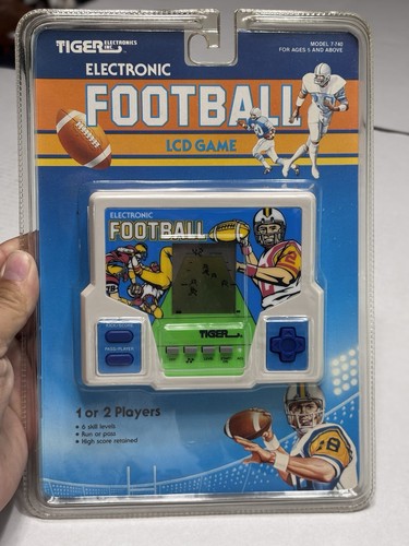 Vintage 1989 Tiger Electronics Football LCD Handheld Game 7-740 Sealed ...