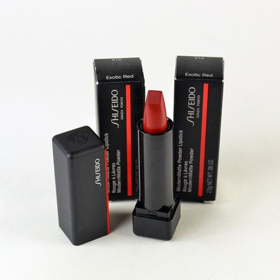2 Shiseido ModernMatte Powder Lipstick 516 EXOTIC RED - Set 2 x Mini ...