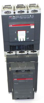 ABB AF460W-30 WELDING ISOLATION CONTACTOR AF460 W/ SACE S6 CIRCUIT ...