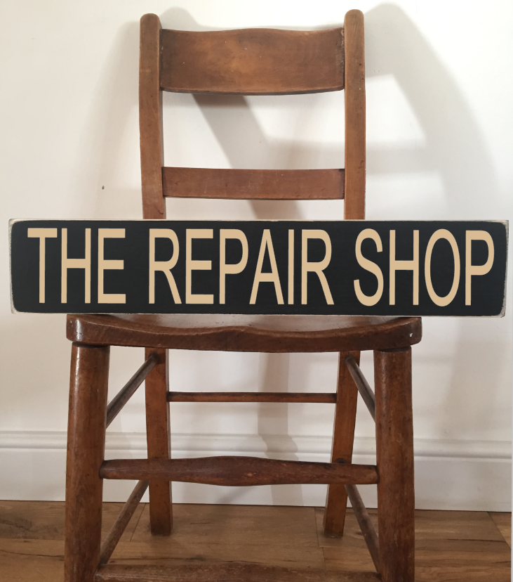 the repair shop SIGN man cave WOODEN VINTAGE STYLE REPAIRS HANDMADE ...