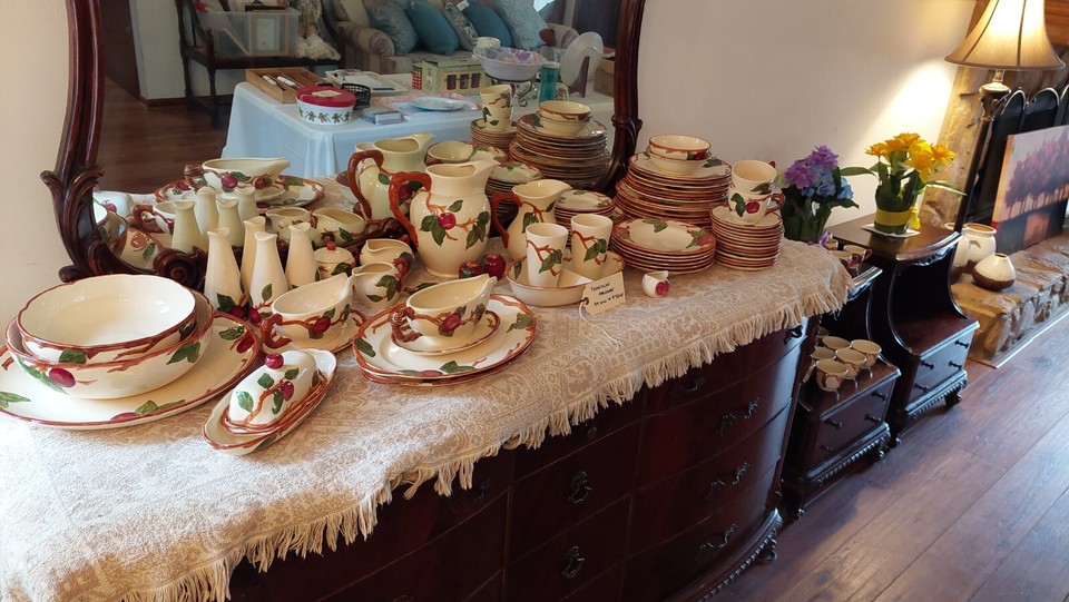 Lot ~ Vintage Franciscan Apple Ware Appleware Dishes, 99 Pieces ...