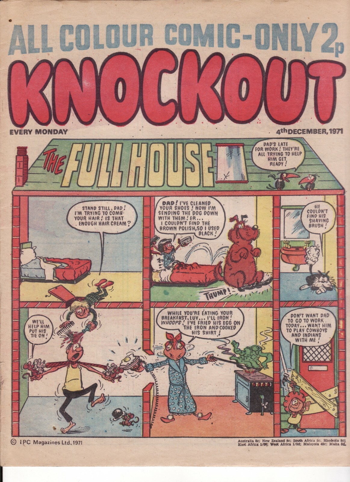 KNOCKOUT COMIC 4/12/71 JOKER FUSS POT SUPER SEVEN PETE'S POCKETS | eBay