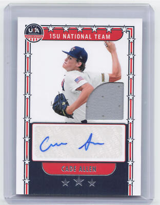 2024 Panini Stars & Stripes #NTS-CA Cade Allen Jersey Auto #/199 | eBay
