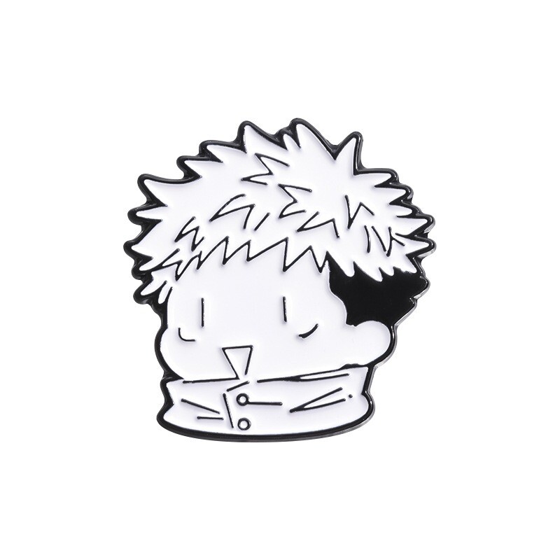 5PCS Gojo Satoru Gojo Enamel Pins Jujutsu Kaisen Pins Fushiguro Megumi ...