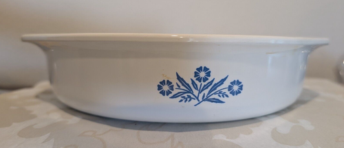 Corning Ware Blue Cornflower Cake Pan P-321 8" Round w/ Handles | eBay