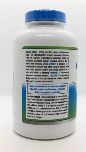 2 pack Cramp Defense Original High Absorption Fast Acting 360 Capsules ...