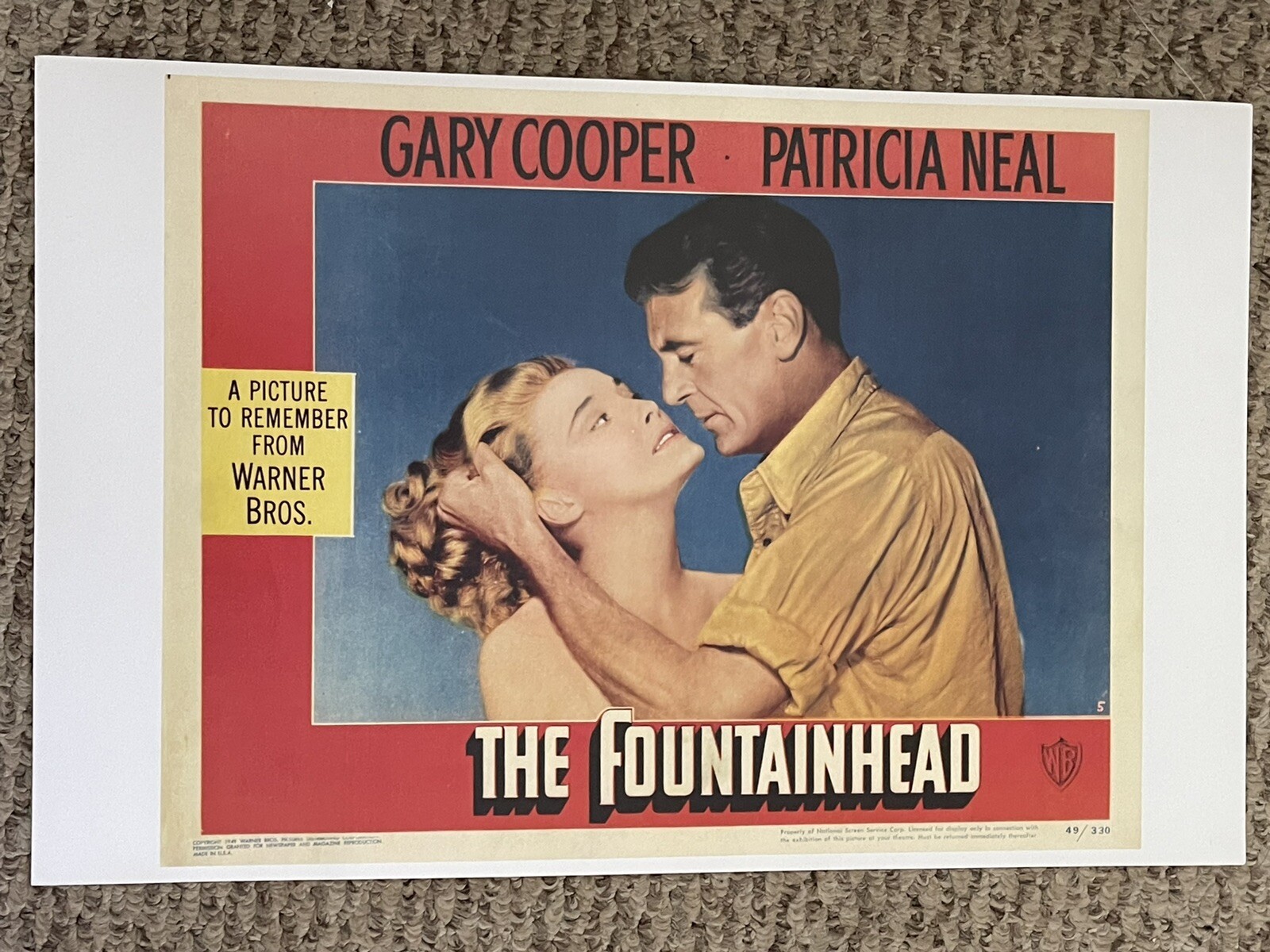 The Fountainhead Movie Poster