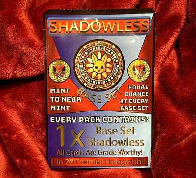 SHADOWLESS PREMIUM PACK: Base Set | 1st Pokémon Set WOTC | NM-Mint ...
