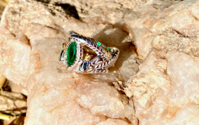 Ring of Barahir Aragorn | 925 Sterling Silver Ring | Snake Ring | LOTR ...