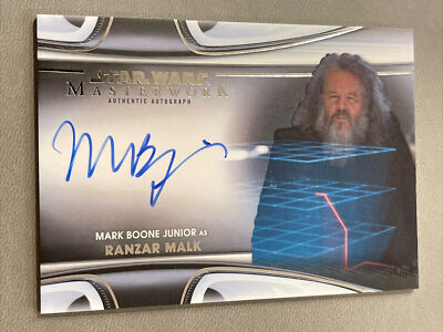 2021 Topps Star Wars Masterwork Auto Mark Boone Jr. as Ranzar Malk ...