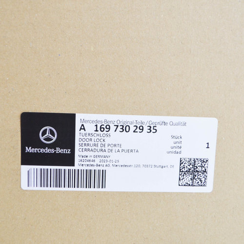NEW MERCEDES-BENZ A W169 REAR LEFT DOOR LOCK A1697302935 ORIGINAL | eBay