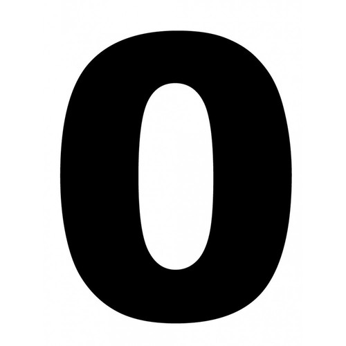 numérotation 0 - 10x7.5cm - Sticker/autocollant | eBay