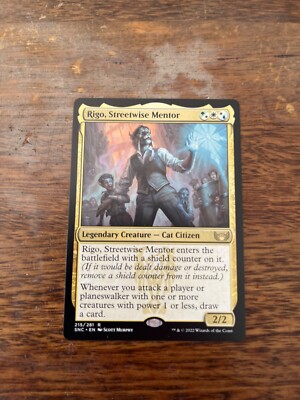 MTG Trading Card-Rigo, Streetwise Mentor | eBay