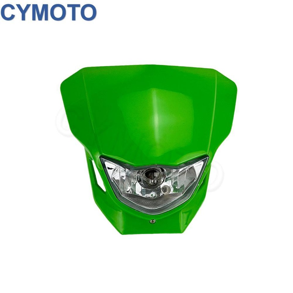 Dirt Bike Headlight For Kawasaki KX KDX KLX 110 125 140 250 300 400 450 ...