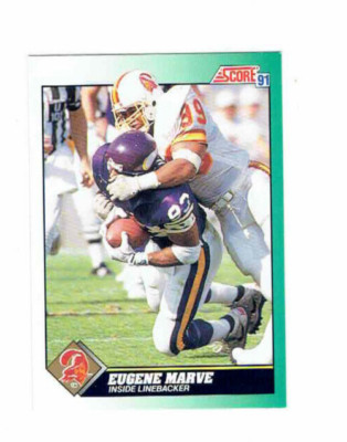 Eugene Marve Buccaneers ILB #227 Score 1991Football Card | eBay
