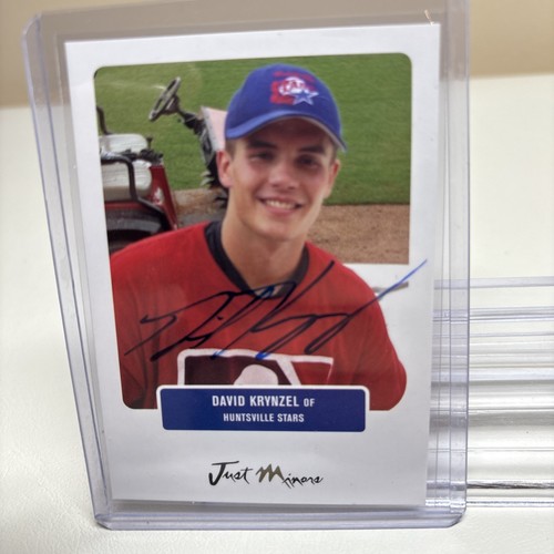 DAVE DAVID KRYNZEL AUTOGRAPHED SIGNED 2004 JUST MINORS CARD MILWAUKEE ...