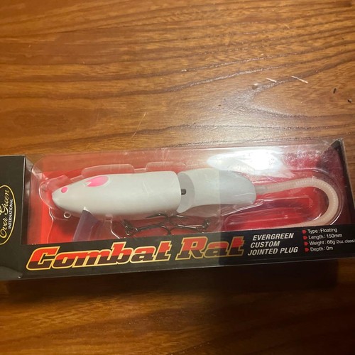 Evergreen Combat Rat Hard Bait Fishing Lure Big Bait Unused New | eBay