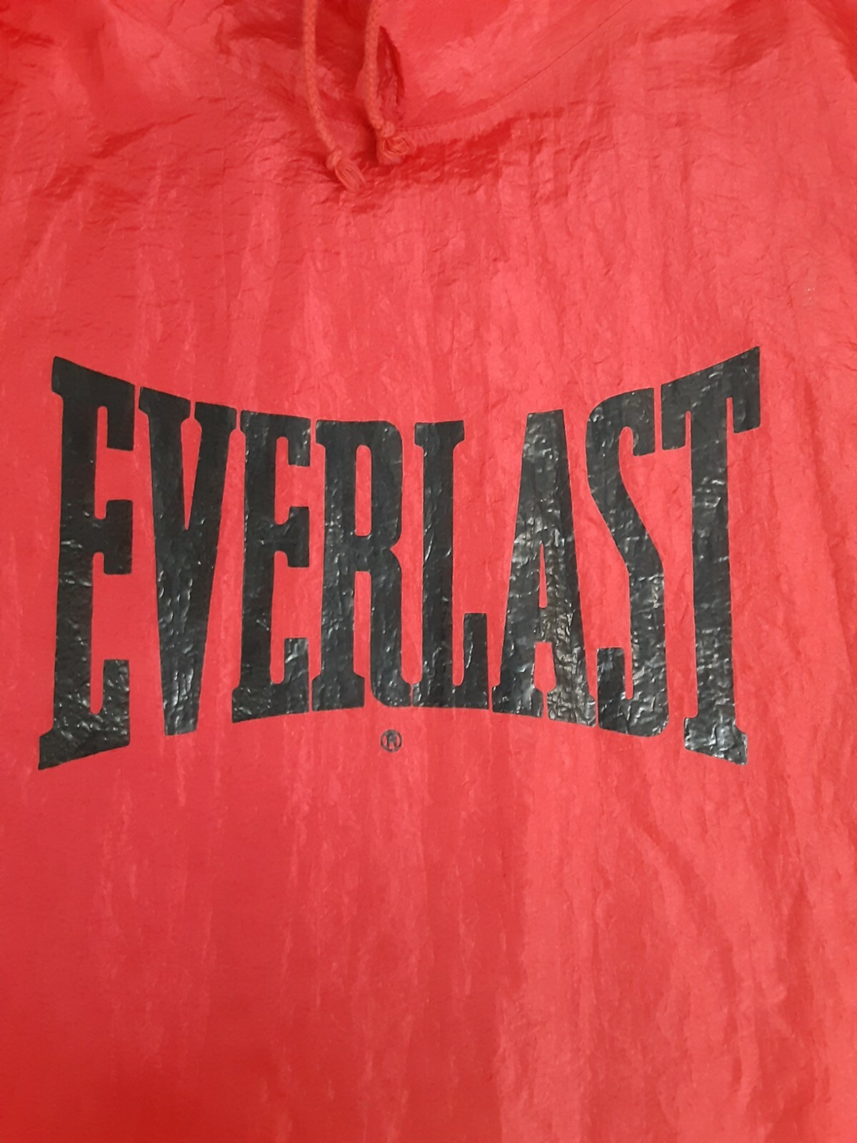 RARE Vintage 80s EVERLAST Boxing light Windbreaker pullover Jacket L ...
