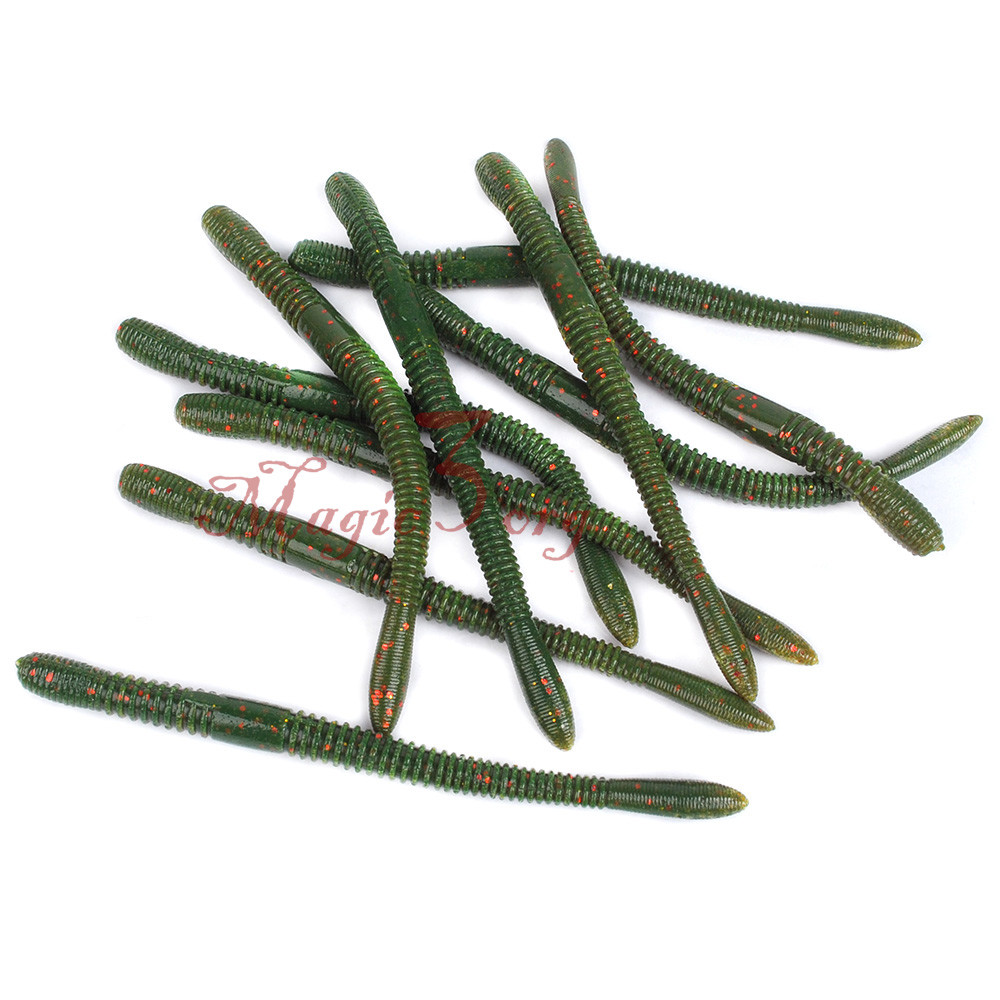 Lot 10/30 Wacky Worm Floating Lures Float Softbait Texas Rig Carolina ...