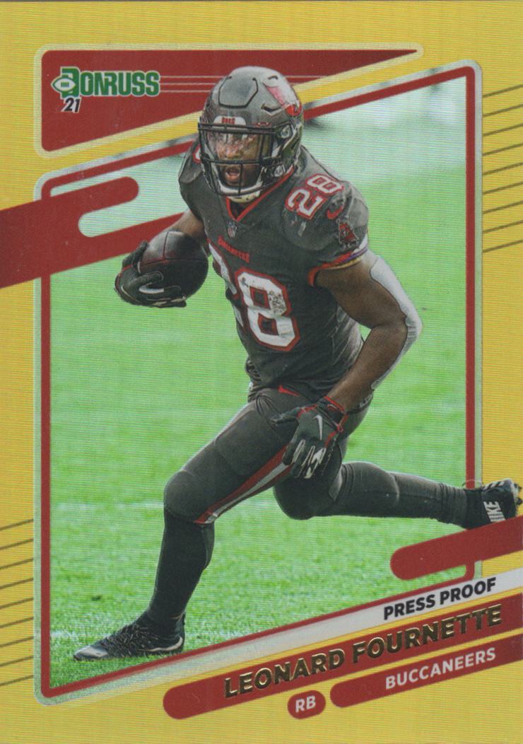 2021 Panini Donruss Leonard Fournette Gold Holo Press Proof | eBay