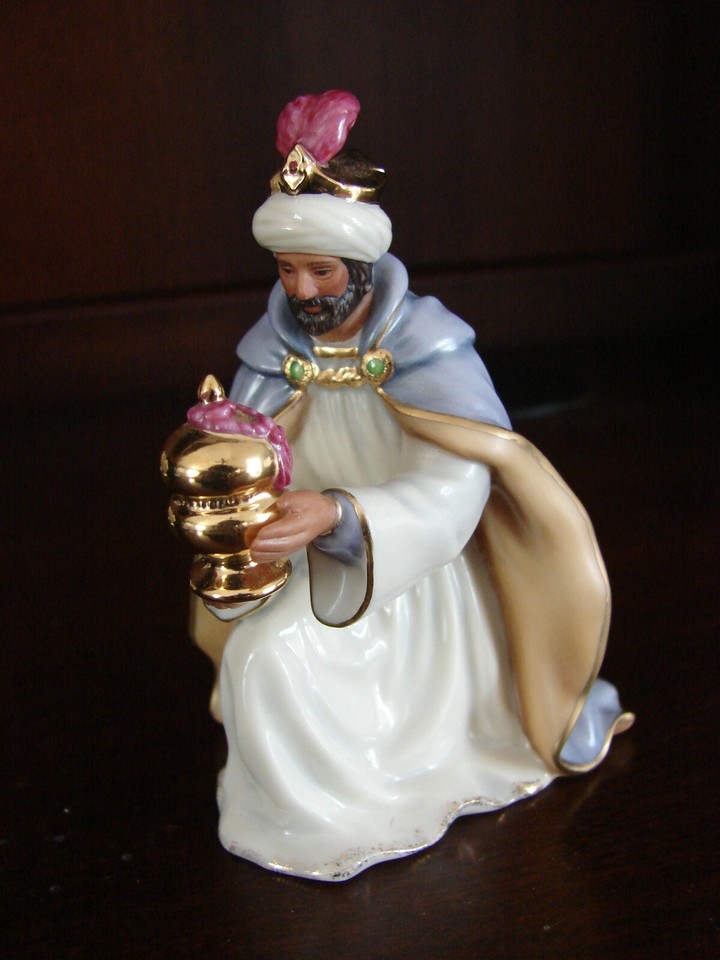 Lenox Little Town of Bethlehem Nativity Figure GASPAR Wiseman Wise Man w Gift | eBay