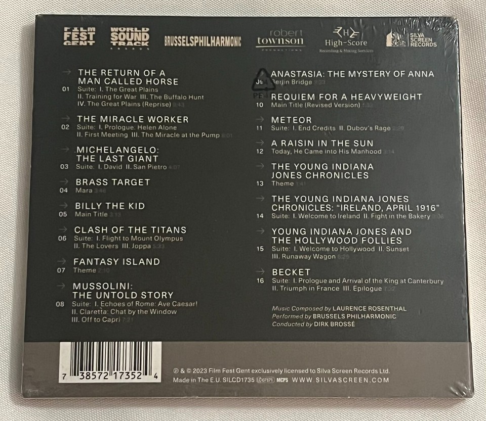 Brussels Philharmonic/Dirk Bro Music for Film and Television (CD) (UK ...