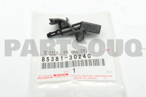 8538130240 Genuine Toyota Nozzle Sub-assy, Washer | 85381-30240 | Front ...