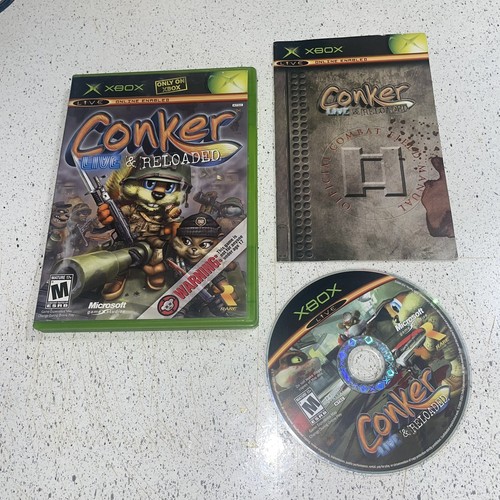 Conker Live & Reloaded Microsoft Xbox CIB Complete Authentic | eBay