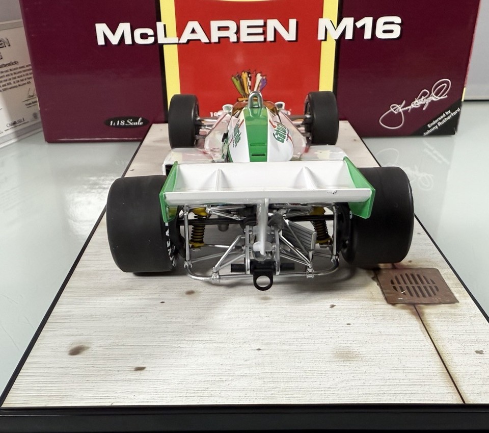 Carousel 1 McLaren M16 1975 Indy 500 #2 Rutherford #4803 Gatorade 1:18 ...