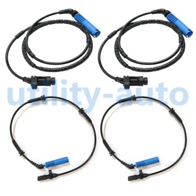 Set of 4 New ABS Wheel Speed Sensor Left + Right For BMW E46 330xd ...